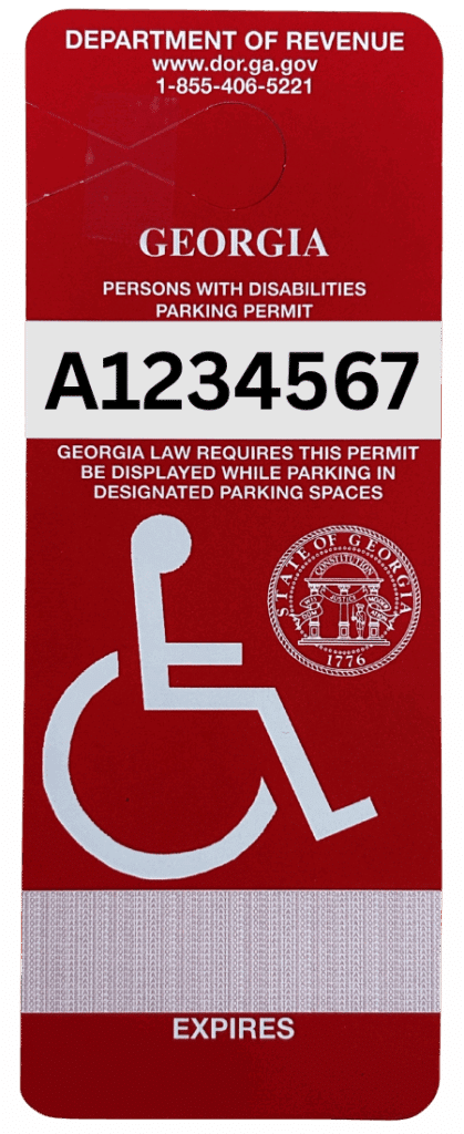 Disabled Person - Hall County Tax Commissioner - GA